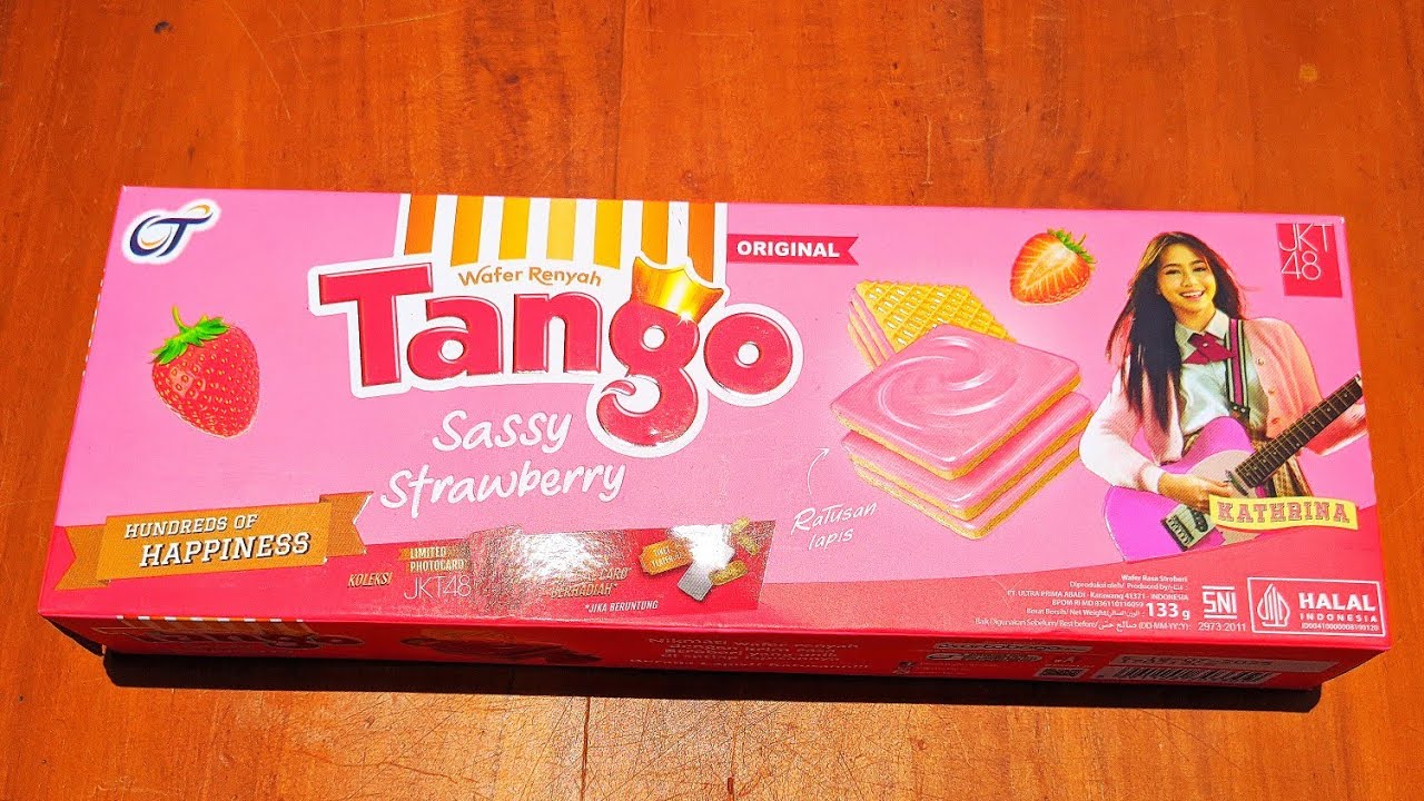 4k Asmr wafer tango sassy strawberry kathrina jkt48 133gr 15000 rupiah ...