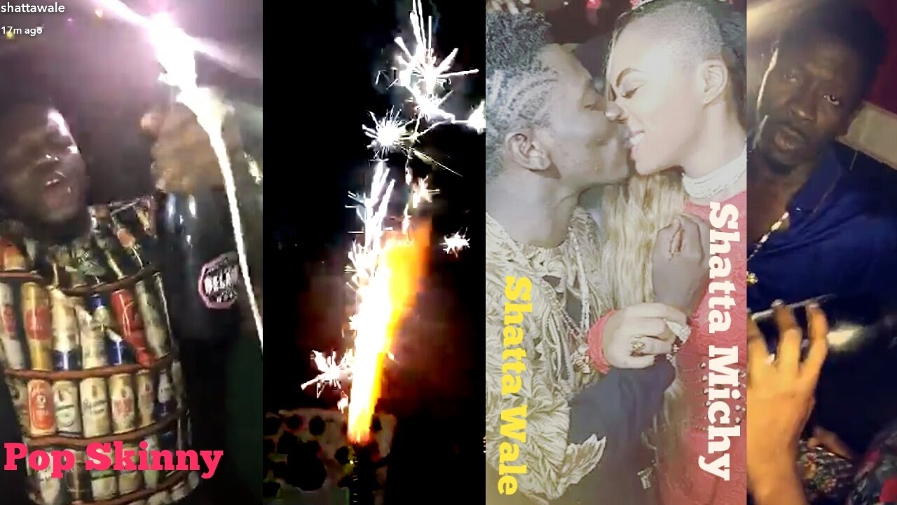 SHATTA WALE Throws Birthday Party For SHATTA MICHY And His Sister - YouTube