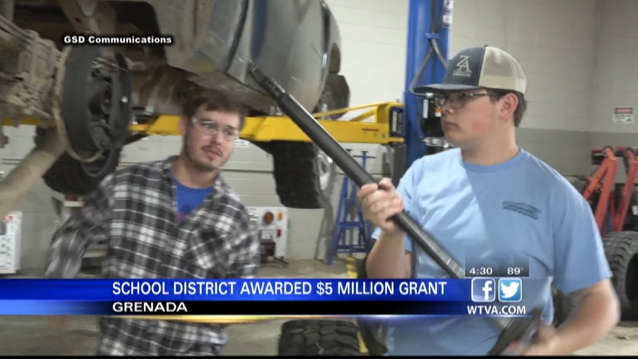 Grenada School District granted $5 million for new Entrepreneurial and Innovation Center - YouTube