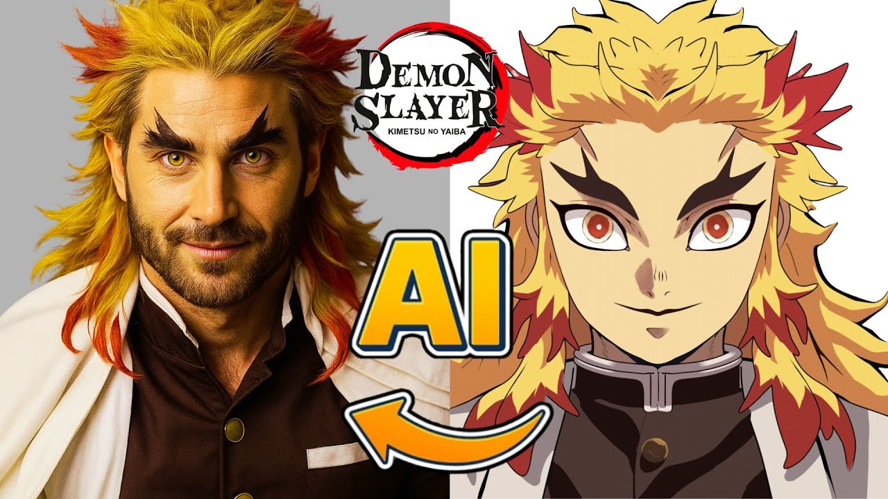 Demon Slayer Characters in REAL LIFE | AI Art Transformation - YouTube