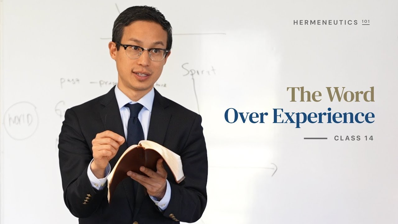 Lecture 14 - The Word Over Experience - YouTube