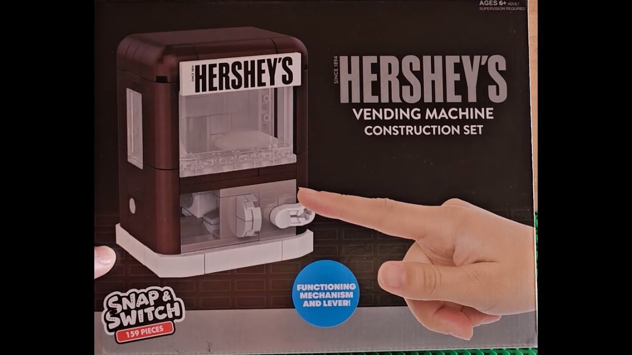 Snap & Switch Hershey's Vending Machine Construction Set Build - YouTube