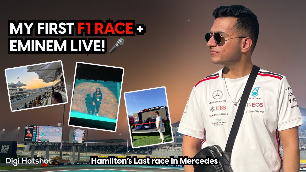 MY FIRST F1 RACE & EMINEM CONCERT! 🔥 | Abu Dhabi GP Vlog | Parth Gaurav ...