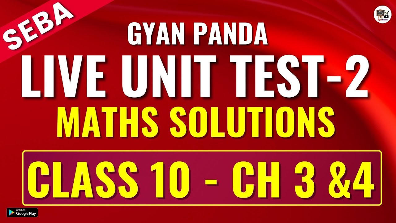 Class 10 Maths Chapter 3 And 4 Solutions SEBA English Medium HSLC class-10-maths-chapter-3-and-4-solutions-seba-english-medium-hslc