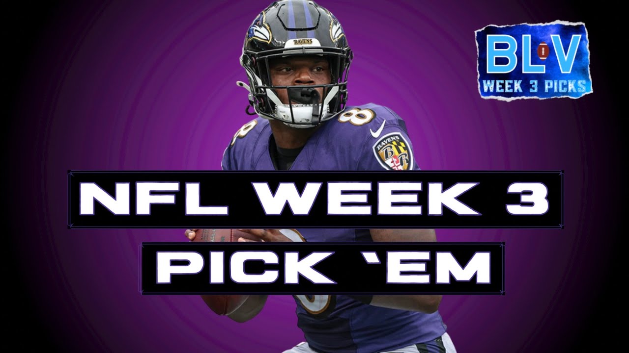 NFL Week 3 2022 Picks Straight up and Against The Spread - YouTube