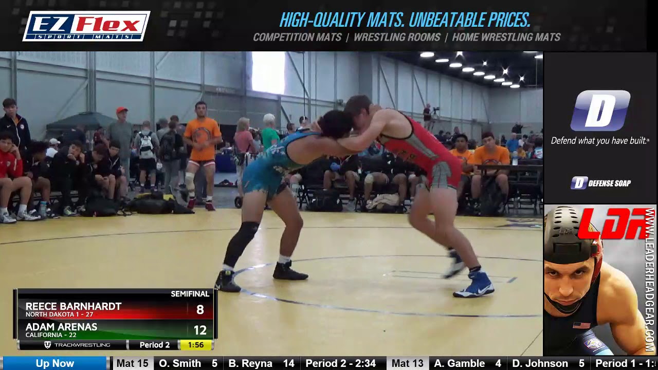Mat 16 120 Reece Barnhardt North Dakota 1 Vs Adam Arenas California ...