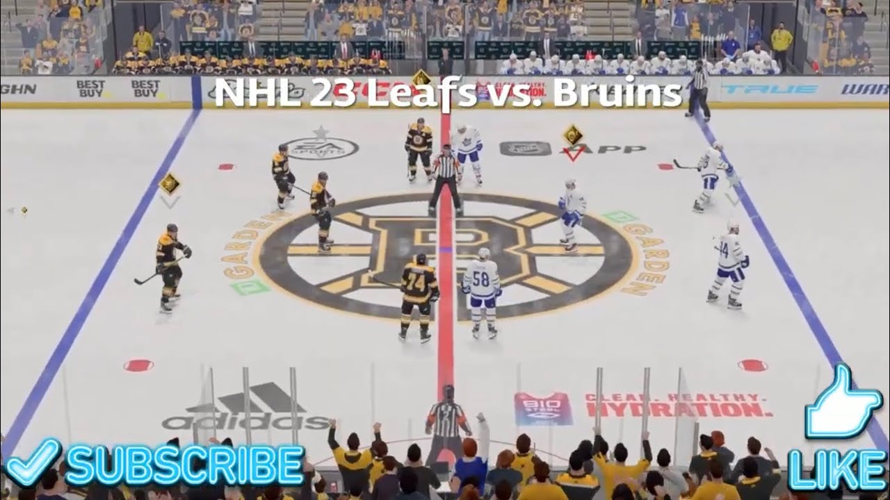 NHL 23 - Online Versus - Toronto Maple Leafs vs. Boston Bruins - YouTube
