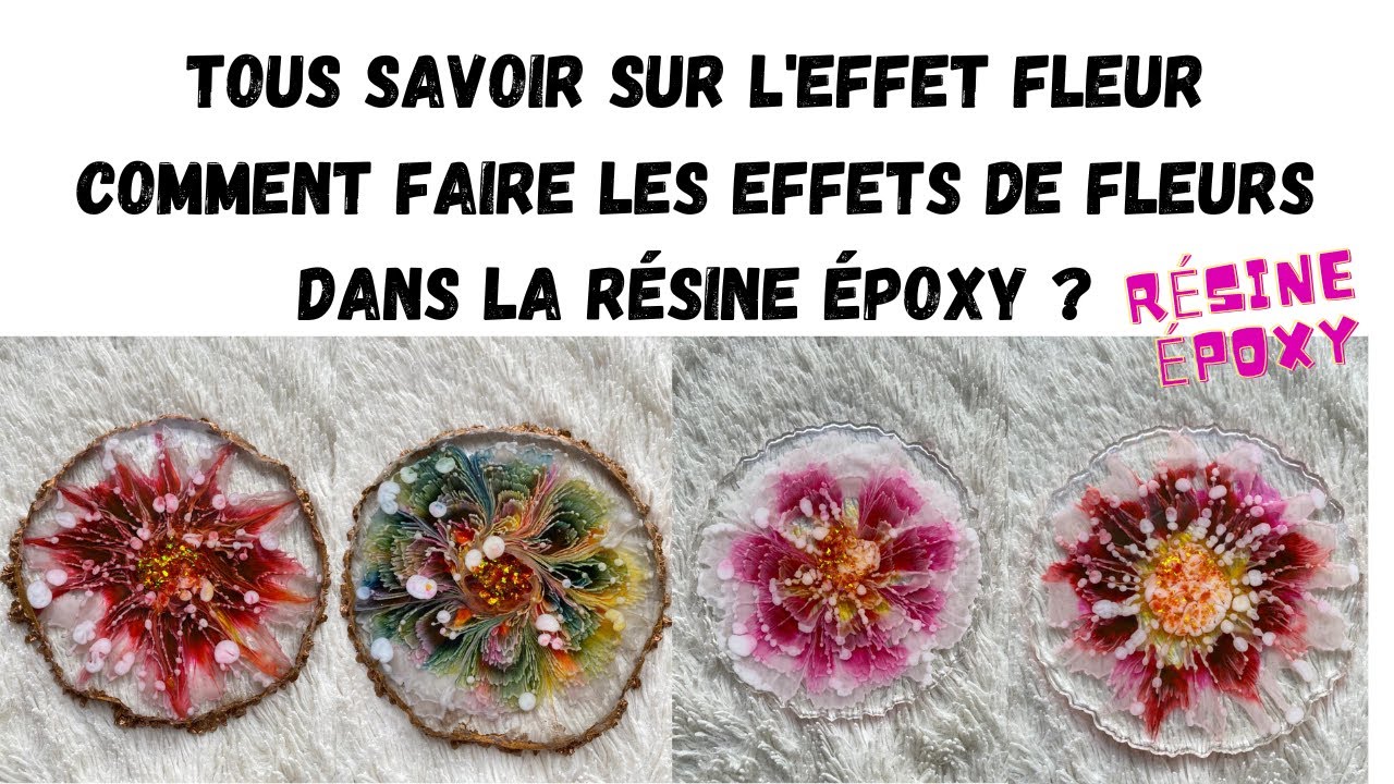 Tout savoir sur comment faire l'effet fleur en résine époxy - YouTube