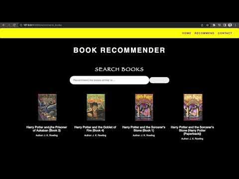 Book Recommendation System - YouTube