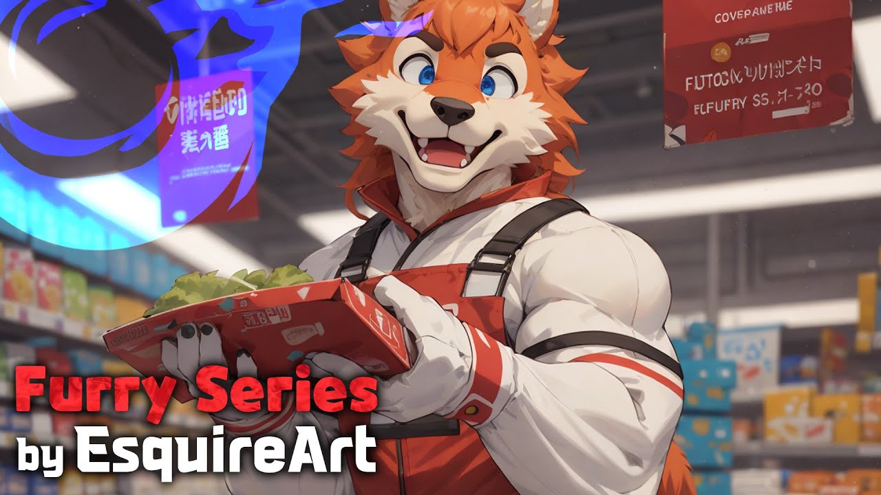 Furry Checkout Hero at Walmart | Fantasy Furry Art - YouTube