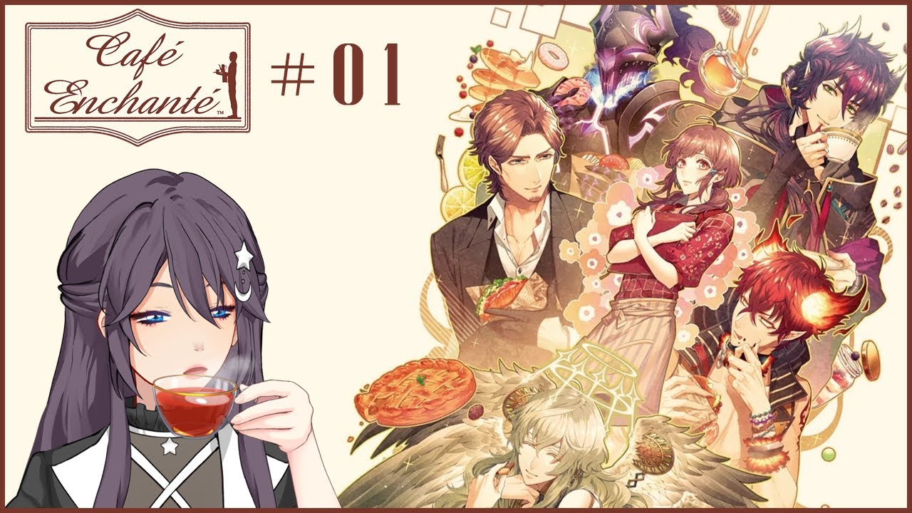 [Café Enchante] Part 01 #vtuber #cafeenchante #otomegame - YouTube