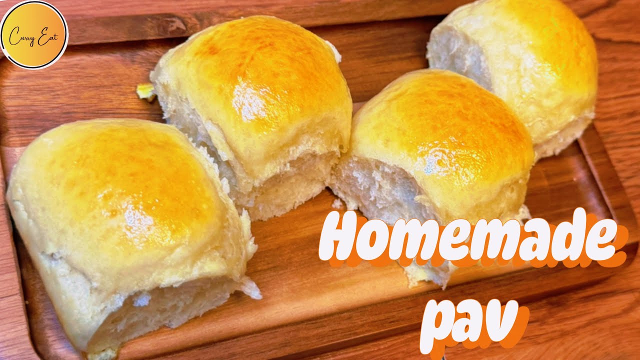 Homemade pav | soft pav recipe | ladi pav recipe | dinner rolls recipe ...