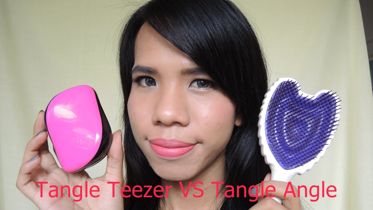หวีแปรงมหัศจรรย์ Tangle Teezer VS Tangle Angle - YouTube