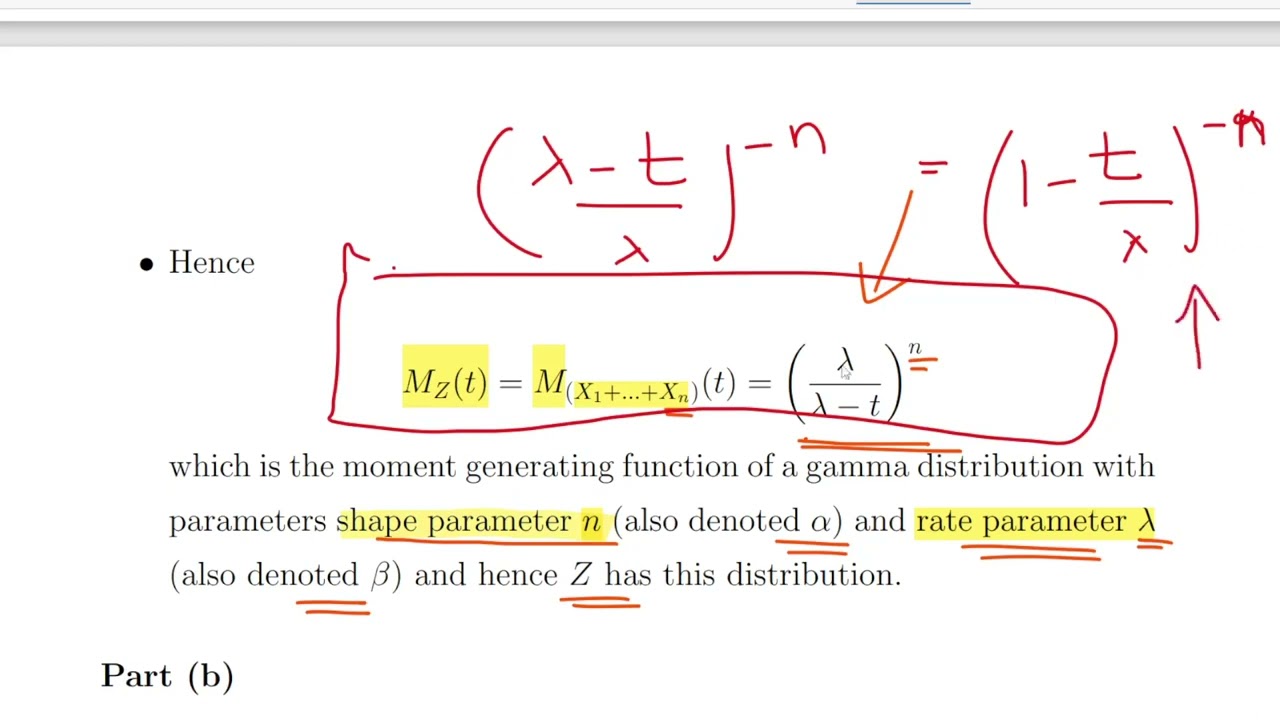 Random Number Generation The Gamma Distribution Youtube
