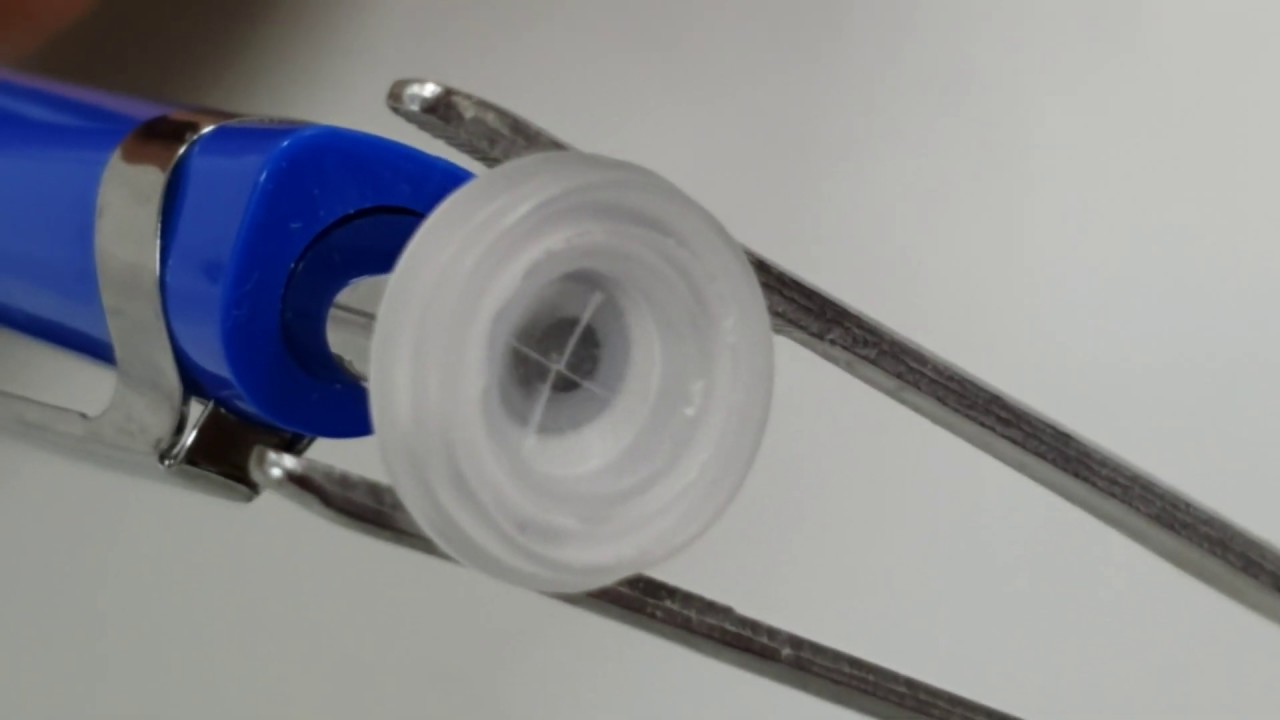 Silicone flow control valve, cross slit valve - YouTube