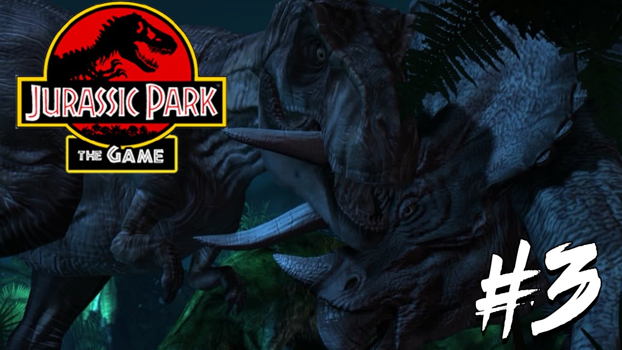 T Rex Vs Trike Batalla Epica Jurassic Park The Game 3
