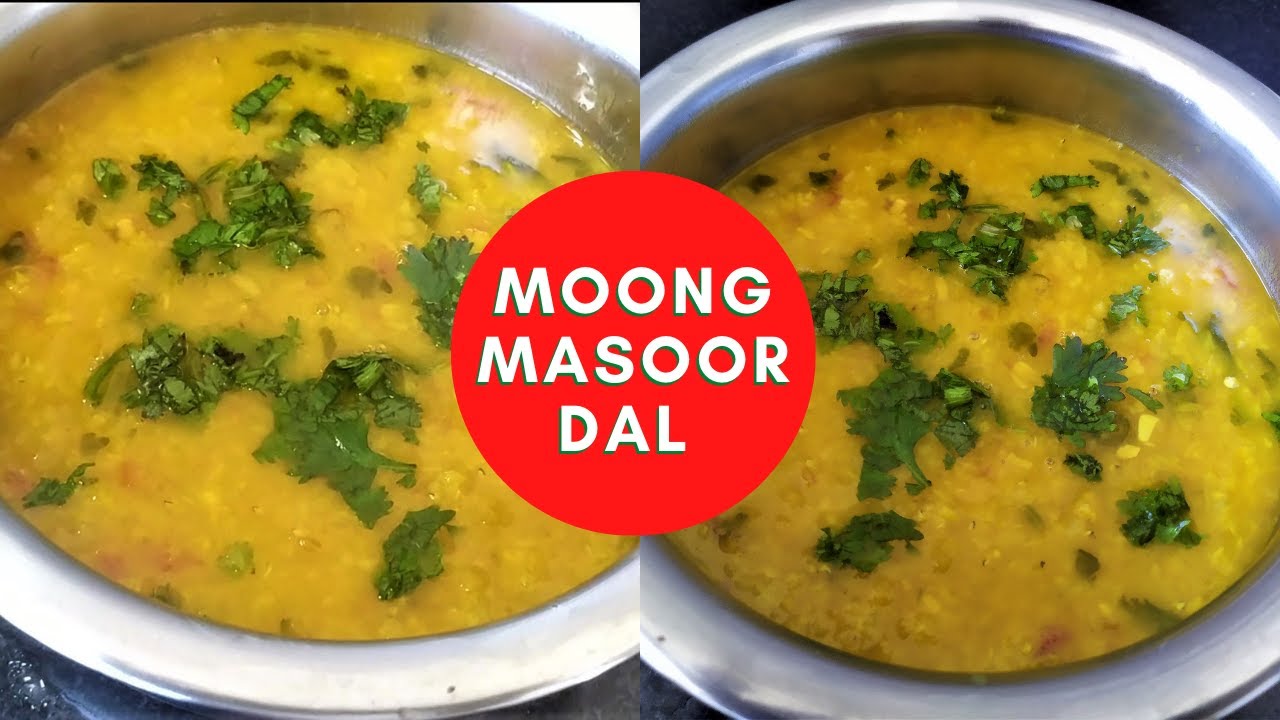 Moong Masoor Dal Recipe, Dal fry, Moong Dal, Masoor Dal, Tasty Dal ...
