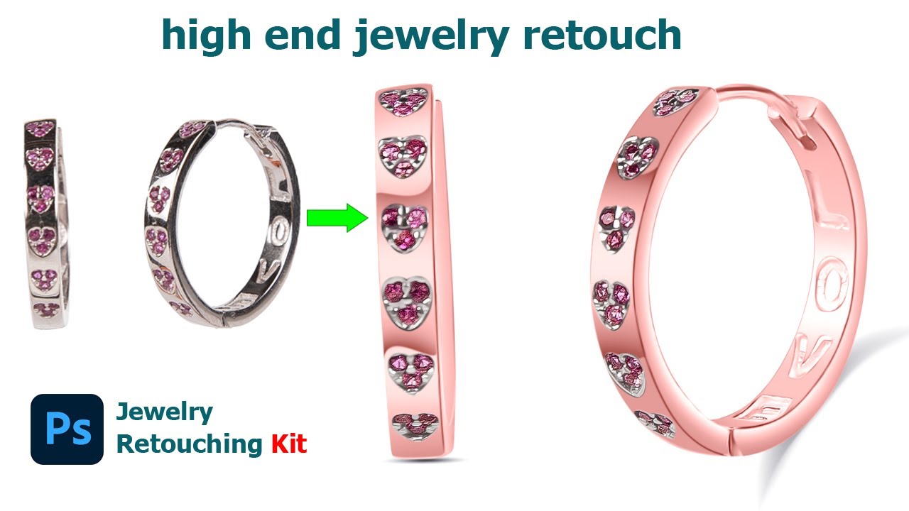 Jewelry retouching tutorial || part- 6 || jewelry retouch || image ...