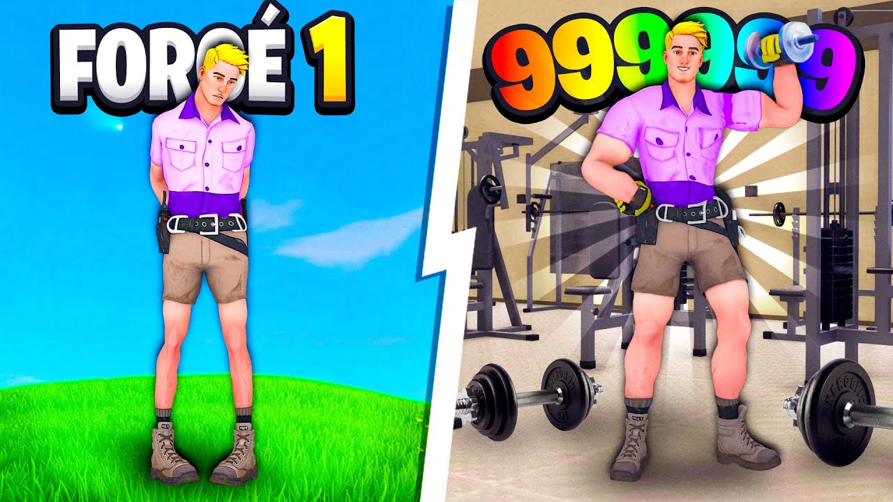 ON a CRÉÉ la MEILLEURE SALLE de MUSCUL dans FORTNITE !! - YouTube