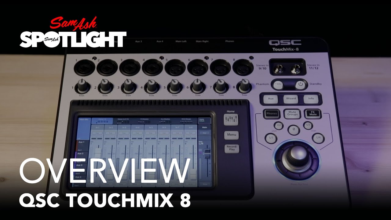 QSC TouchMix 8 | Everything You Need To Know (En Español) - YouTube