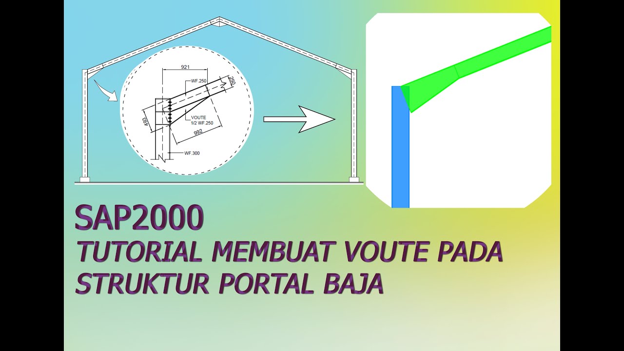TUTORIAL MEMBUAT VOUTE PADA STRUKTUR PORTAL BAJA - YouTube