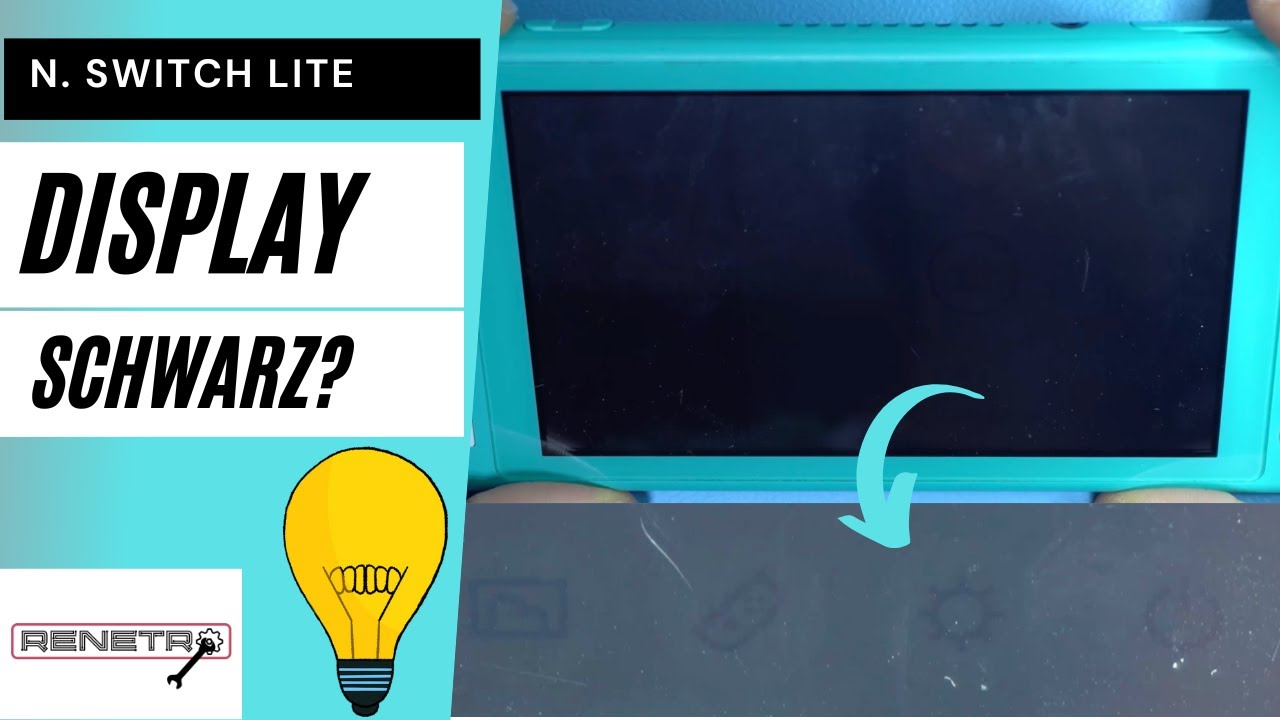 ️ Display schwarz? 💡Backlight/Hintergrundbeleuchtung defekt - 🎮 ...