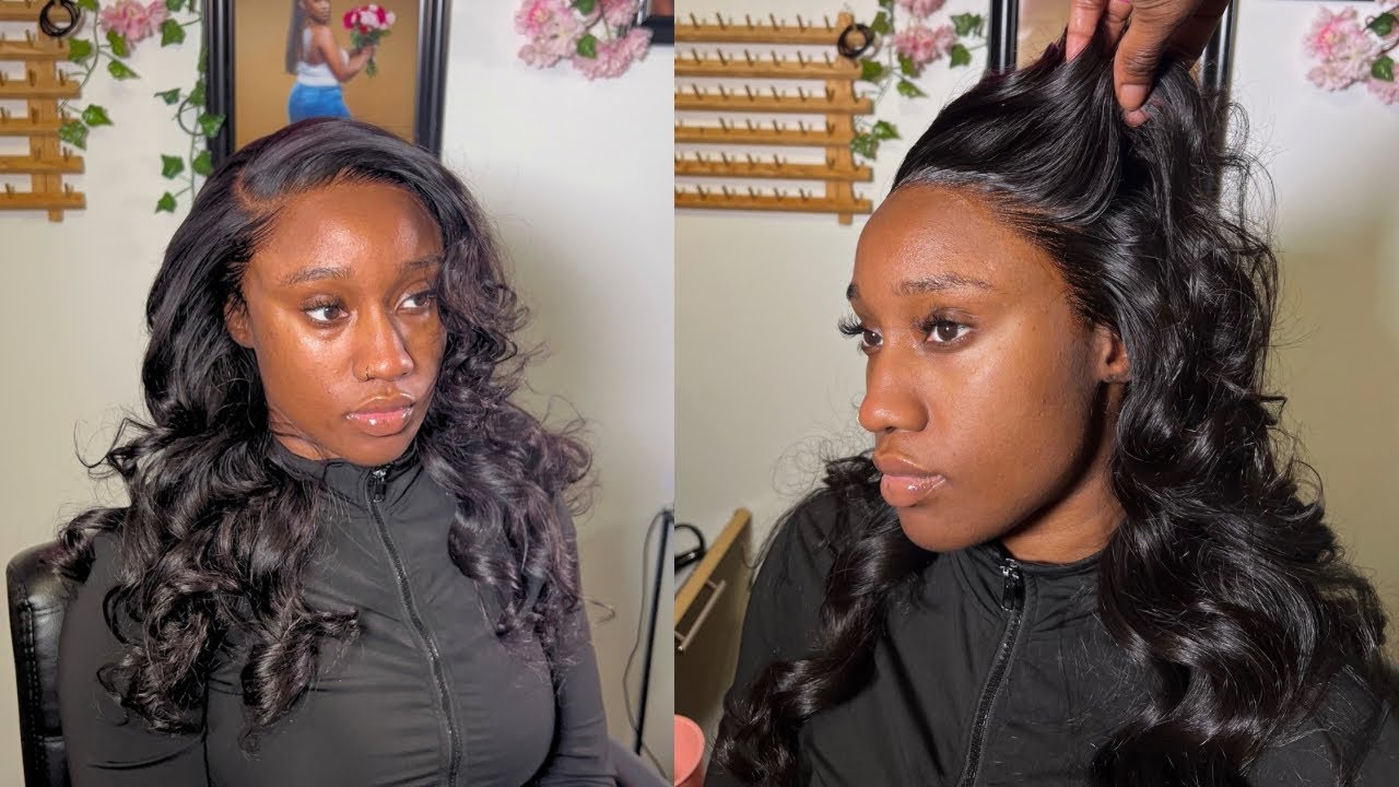 HOW TO: Frontal Sew-in DETAILED// My Shiny Wigs Pre-Plucked Frontal ...