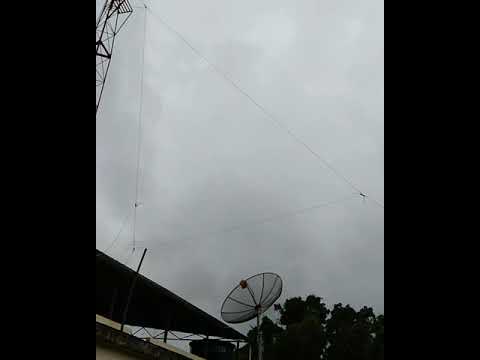 Antena Delta-loop 15m. 15m delta-loop antenna. - YouTube