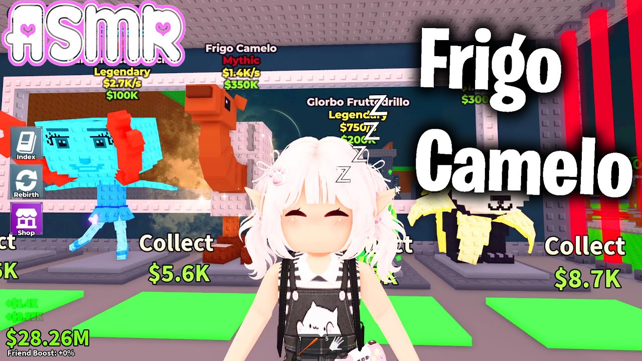 ASMR Roblox Steal a Brainrot Mythic Frigo Camelo Relaxing Cozy Trigger ...