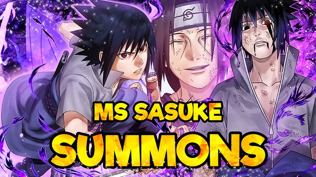 NEW YEARS MS SASUKE SUMMONS! | Naruto Ultimate Ninja Blazing - YouTube