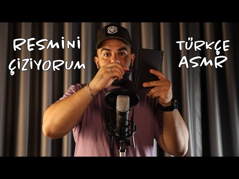 KABA RESSAM RESMİNİ ÇİZİYOR 🎨 ✏️ | KAĞIT & KALEM SESLERİ  | ASMR