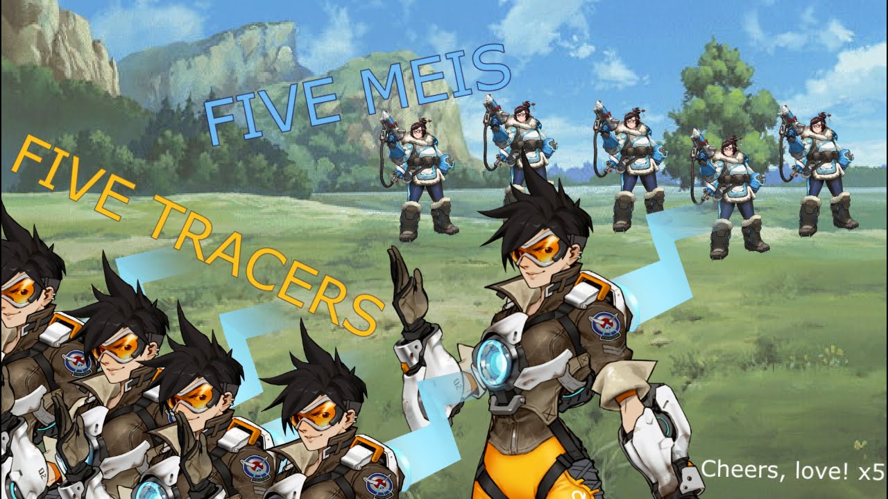 Five Mei Five Tracers [Overwatch] - YouTube
