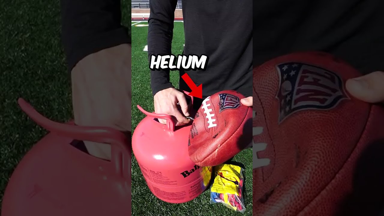 Will Helium Make a Football Fly Further? - YouTube