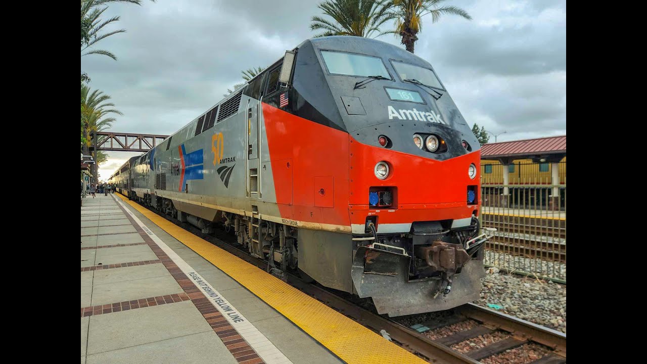 5 4 24! AMTK Phase 1 heritage 161 ARRIVES and DEPARTS Fullerton Station ...