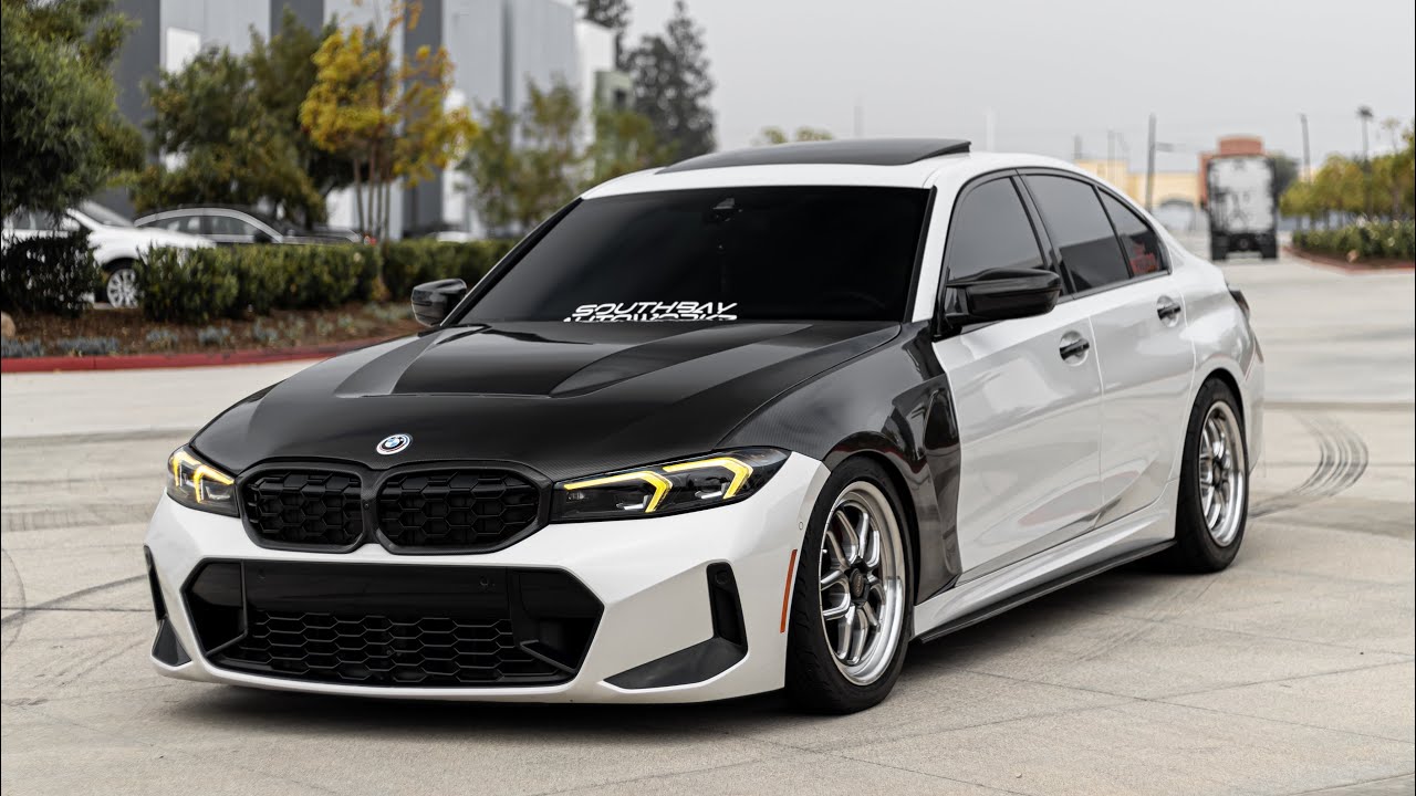 Changing this M340i’s Carbon front end | Southbay Autoworkz - YouTube