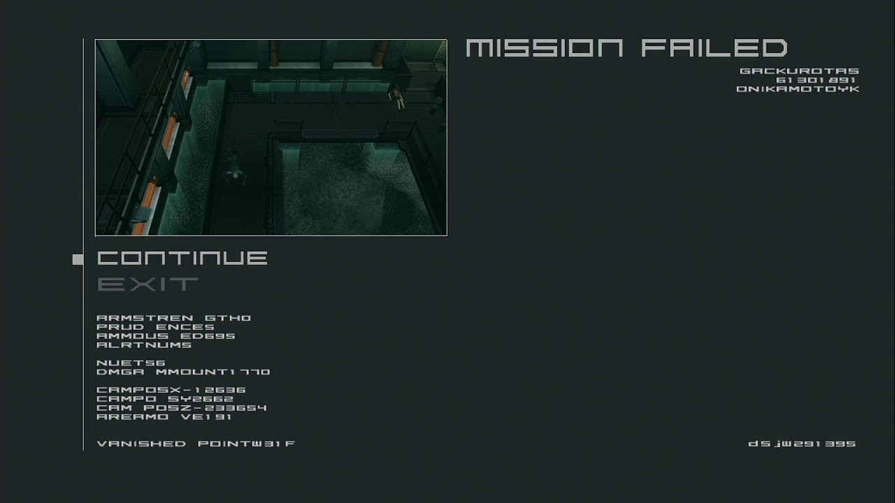 MGS2 Emma Game Over Quotes - YouTube