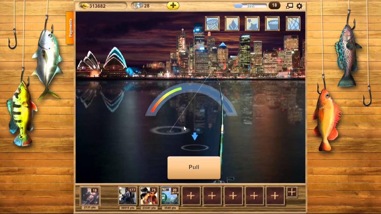let's fish facebook game - YouTube