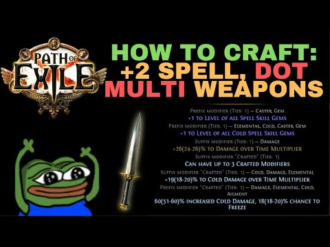 Crafting +2 Spell, 46% DoT Multiplier Weapons for RF or Cold Dot [Path ...
