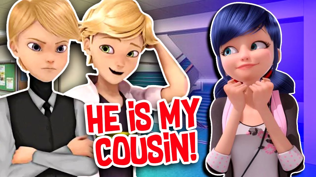 MARINETTE FALLS IN LOVE WITH ADRIEN´S COUSIN! 😱ADRIEN IS JEALOUS! - YouTube