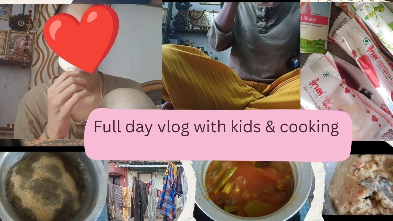 Vlog || full day vlog with kids|| cooking || నెల్లూరు ammai kavya - YouTube