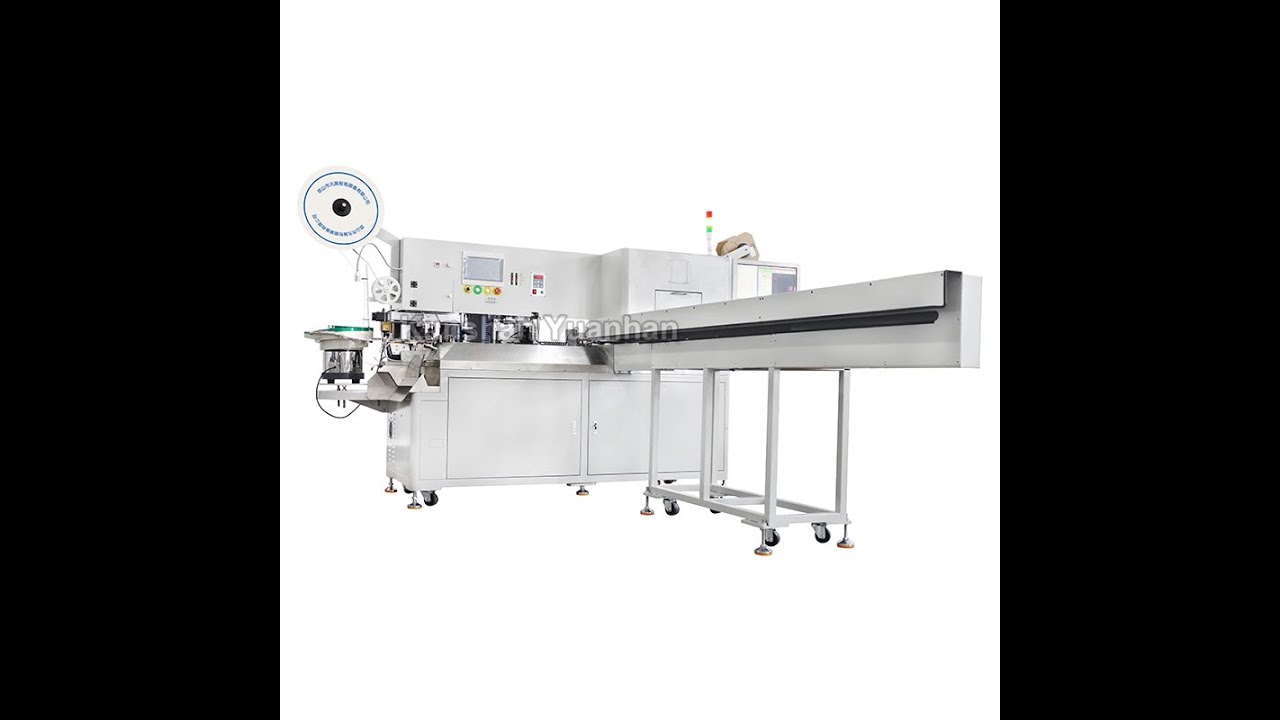 Fully Automatic Terminal Crimping and Housing Insertion Machine - YouTube