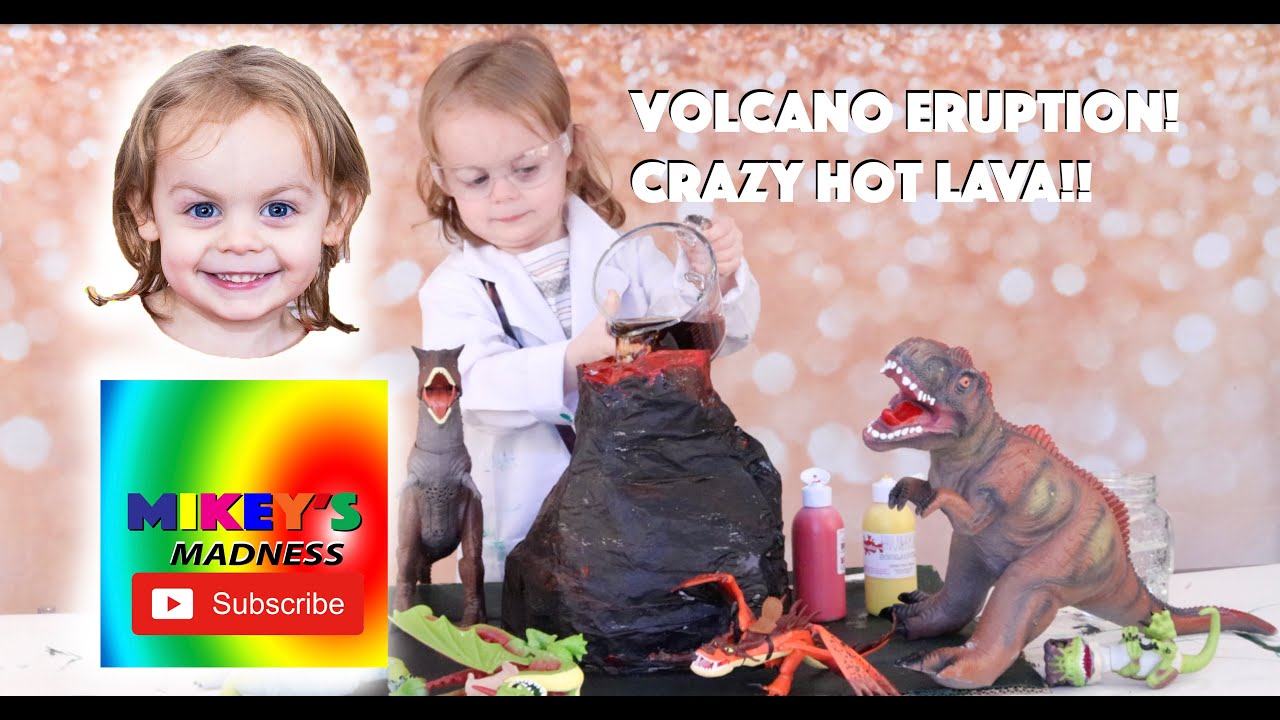 HOW TO MAKE VOLCANO ERUPTION / KIDS SCIENCE #volcanoeruption - YouTube