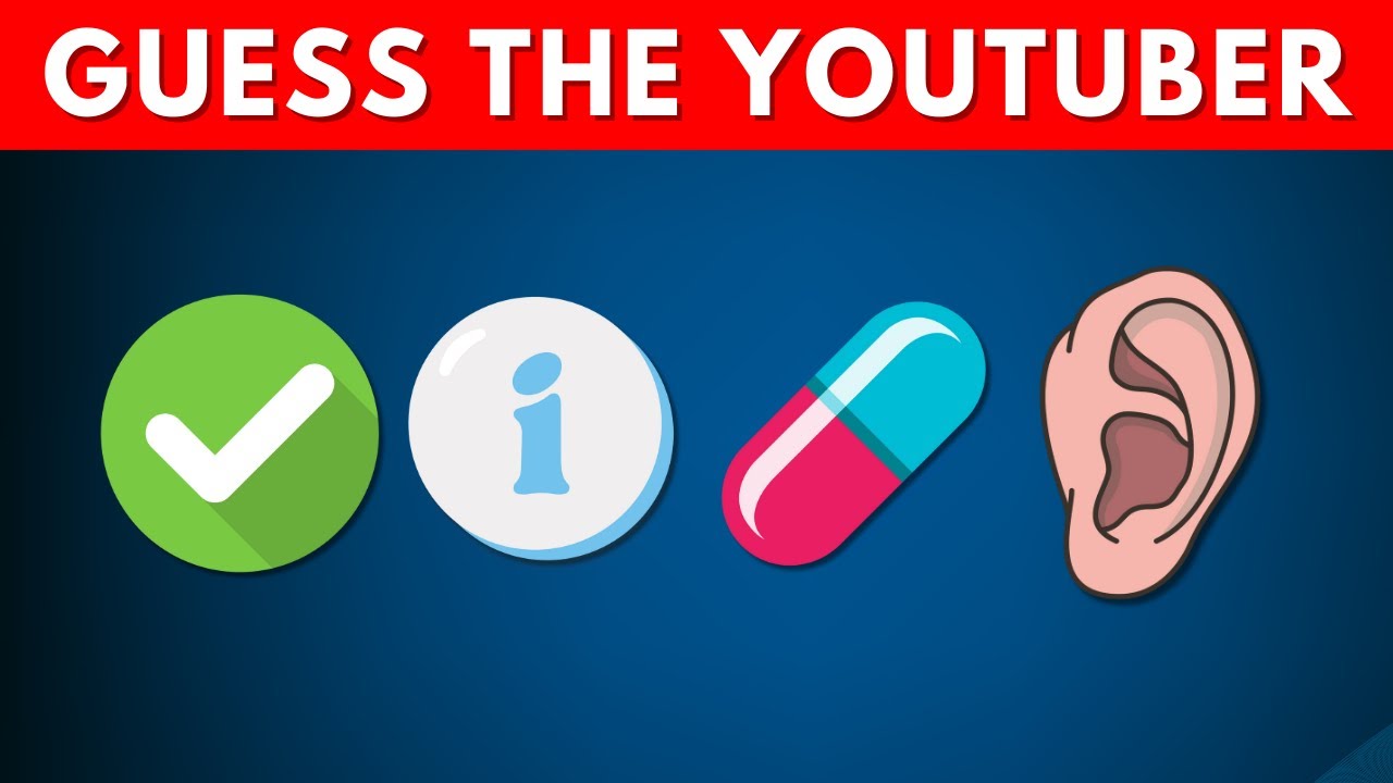 Guess The Youtuber By Emoji || Quiz Game || Quizzitorium - YouTube