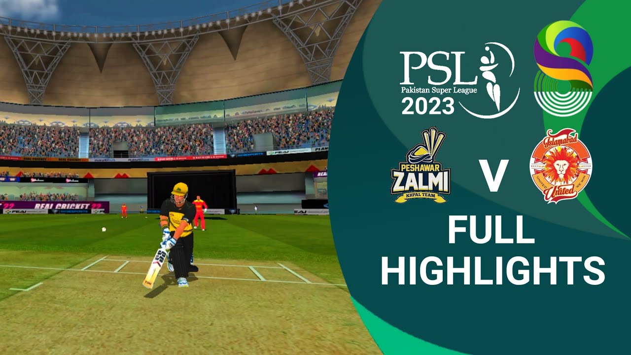 PSL 8 | Match 7 Highlights | PZ Vs IU | Real Cricket 22 - YouTube