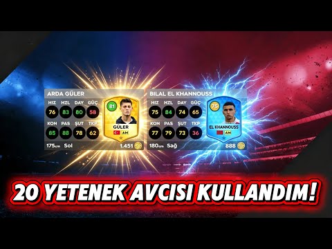 20 TANE YETENEK AVCISI OYUNCU BULMA! DREAM LEAGUE SOCCER 2026