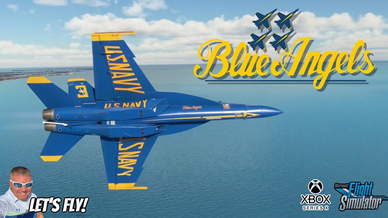 F-18 Blue Angels Carrier Training In Key West! MICROSOFT FLIGHT ...