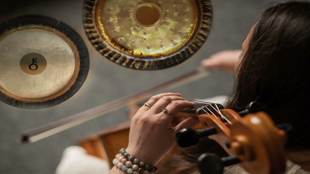 Violončelė ir Gongai // Cello & Gongs - Sound Meditation - YouTube