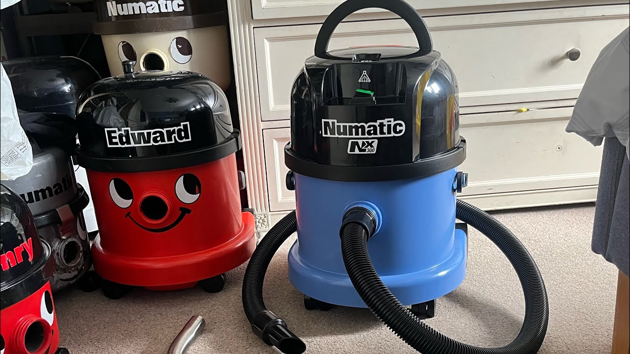Numatic WBV370-NX cordless wet/dry vacuum cleaner unboxing and first ...