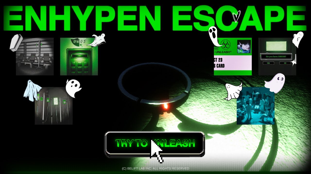 ENHYPEN ESCAPE ROOM GAME [DESIRE: UNLEASH] 'ENGENE' [SUNGHOON.VER ...