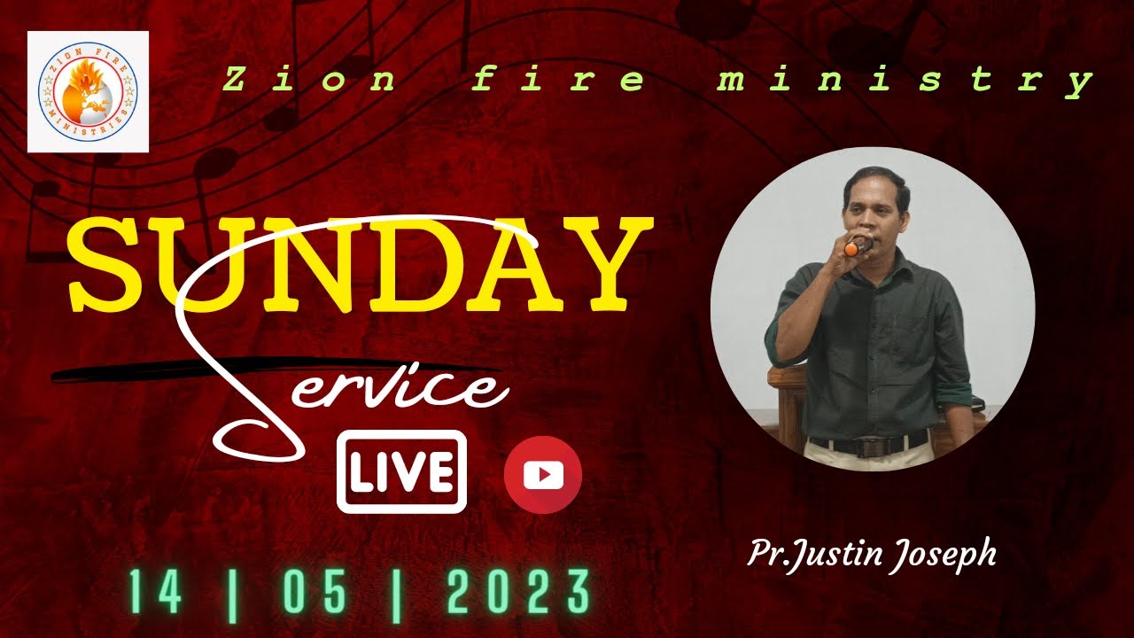 sunday worship || ministring Pr.Justin Joseph - YouTube